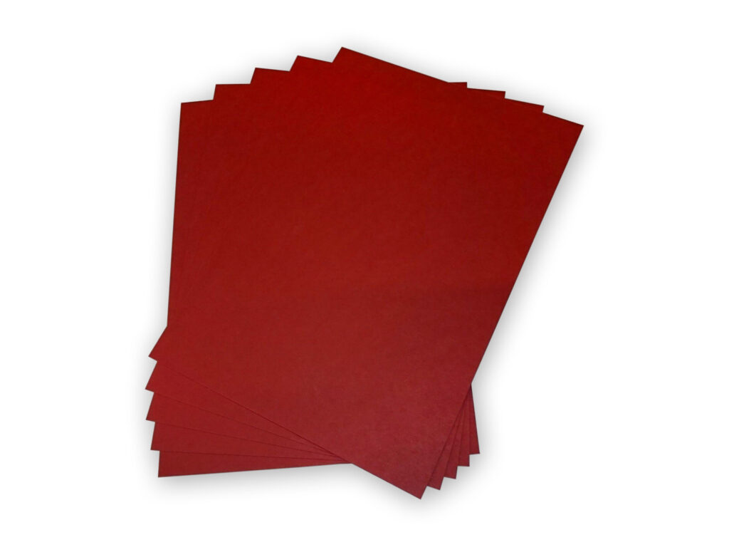 A4 Crimson Red Plain Sheet Card-250GSM