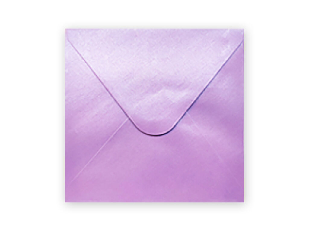 Premium Quality Purple Color Square Shimmer Envelopes 155mm x 155mm